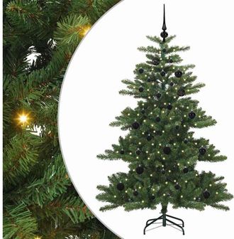 vidaXL K&uuml;nstlicher klappbarer Weihnachtsbaum 150 cm PVC und Stahl vidaXL
