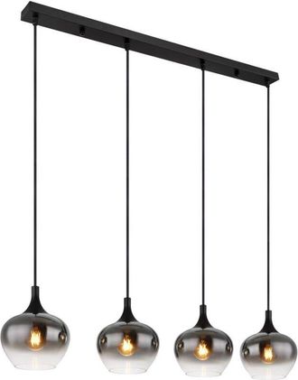 Globo Lighting suspension - MAXY - noir - verre - grande lampe de table