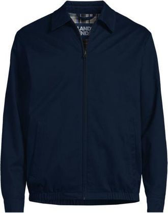 Lands End Ultimativ-Blouson, Herren, Größe:44-46 regular, Blau, Baumwoll-Mischung/Polyester-Mischung, by Lands End
