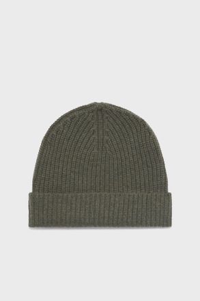 Gerard Darel Bonnet en cachemire &agrave; c&ocirc;tes - GAELLE - Kaki moyen