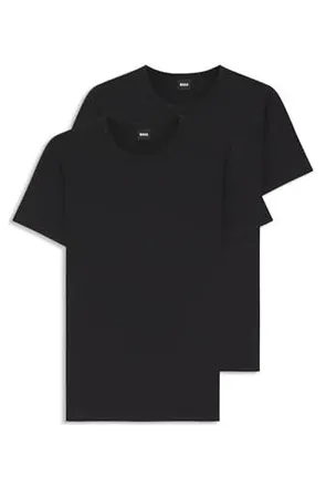 BOSS 2 t-Shirts Modernes, Noir 1, XXL (Lot de 2) Homme