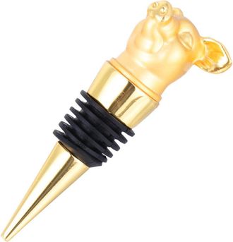 BESPORTBLE Kreativer Weinverschluss Schwein aus Lebensmittelechter Legierung Rostfrei Konischer Flaschenstopfen f&uuml;r Rotwein Bier Essigflaschen Party und Barzubeh