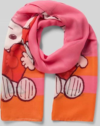 Codello Schal in semitransparentem Design mit Motiv-Print