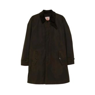 Baracuta Gewachste Deck-Jacke - - Coats - Herren - Gr&uuml;n - 3XS