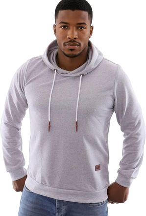 Reslad Kapuzenpullover Herren Hoodie - Fitness Pullover, Sweatshirt Herren f&uuml;r Training, Sport & Freizeit - Bequemer Sweater Pulli RS-1011 Grau 2XL