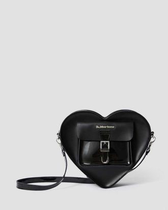 Dr. Martens Heart Leder Bag in Schwarz