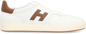Hogan Mens Sneakers H630 White Leather Trainers