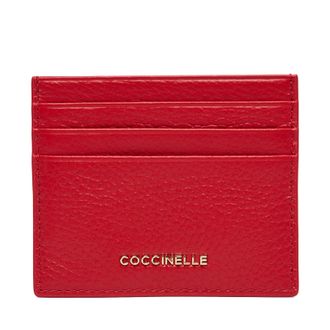Coccinelle Kreditkartenetui Coccinelle MW5 Metallic Soft E2 MW5 12 95 01 Rot