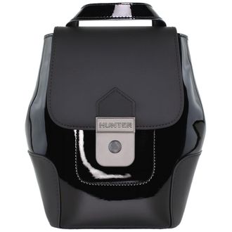 Hunter Veredelte Leder Schwarzer Mini-Rucksack
