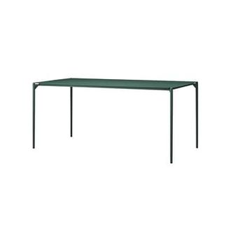 AYTM Table rectangulaire Novo - Vert - Aluminium revêtement poudre - Designer Rasmus Falkenberg