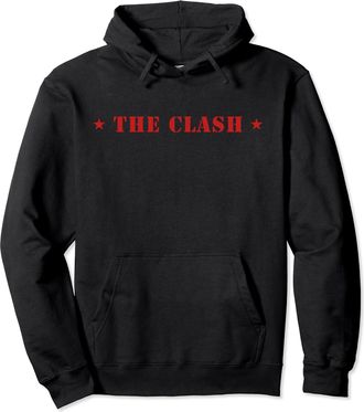 The Clash Logo mit Sternen Pullover Hoodie