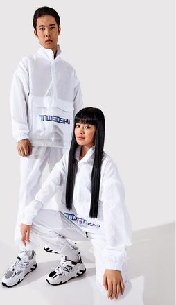 Togoshi Anorak TG22-KUU001 Wei&szlig; Oversize