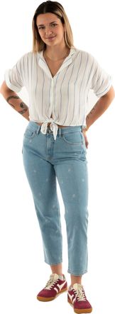 Only Onlpaula Life S/S Tie Shirt WVN Noos