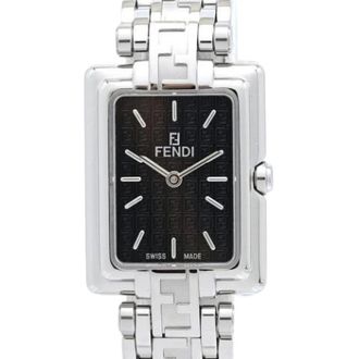 Fendi Montre vintage Pre-owned - Femme - Pre-owned - Noir - Taille: ONE Size