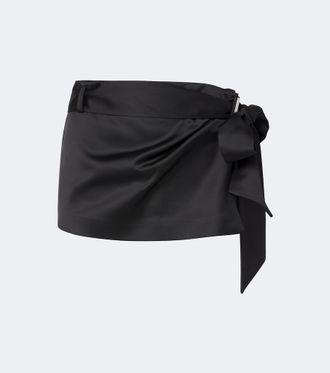 The Attico Minirock aus Satin