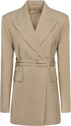 Sportmax Damen, Jacken, Beige, SGröße