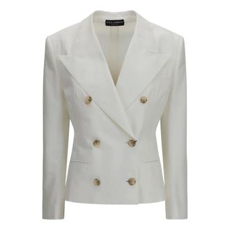 Dolce & Gabbana Blazer Double-Bouton - Femme - Vestes - Blanc - Taille: 40 FR
