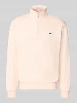 Lacoste Regular Fit Troyer aus Baumwoll-Mix