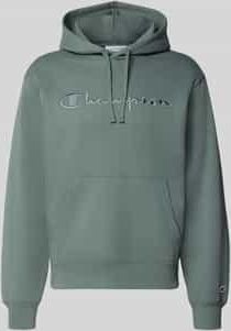 Champion Relaxed Fit Hoodie aus Baumwoll-Mix mit Label-Stitching
