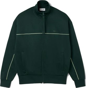 Lacoste Homme, Sweatshirts et sweats &agrave; capuche, Vert, Taille: XL Zip Up SweaT-shirt Effet Satin&eacute;