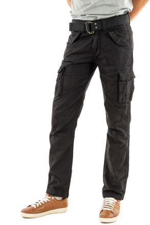 Schott NYC Herren Trbatle70pk2 Klassische Hose, Schwarz, 38W