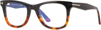 Tom Ford Homme, Accessoires, Multicolore, Taille: 50 MM Clip-on Optical Frame