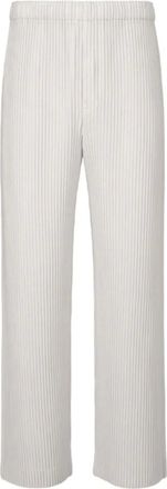 Issey Miyake Homme, Pantalons, Gris, Taille: L Color Pleats 1