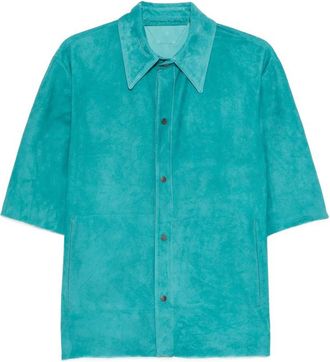 Santoro London Button-up Short-sleeve Overshirt