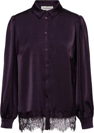 &Co Woman Wendelien Bluse - - Blouses & Shirts - Damen - Lila - M