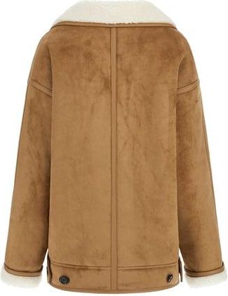 Guess Manteau su&eacute;d&eacute; col ch&acirc;le