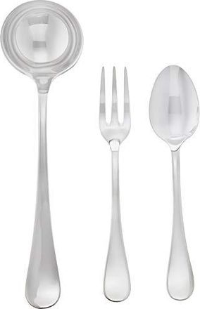 Mepra 102022003 3-teiliges Besteckset Michelangelo, edelstahl, Silber