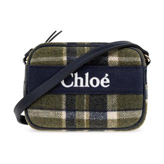 Chlo&eacute; Femme, Sacs, Multicolore, Taille: ONE Size Sac bandouli&egrave;re &agrave; carreaux