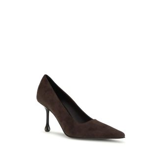 Jimmy Choo London Womens Ixia Pump Brown Upper Leather Sole