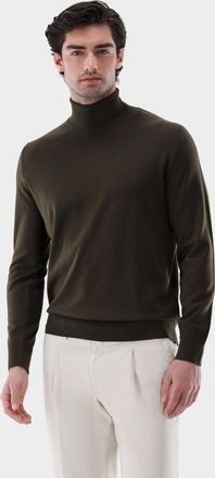 van Laack Rollkragenpullover aus Merzerisierter Merinowolle