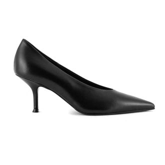 Lella Baldi 55mm Pointed-Toe Leder Pumps - - Shoes - Damen - Schwarzk - 39 EU
