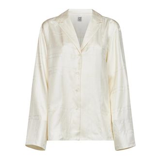 Toteme Monogram Seidenhemd - - Blouses & Shirts - Damen - Beige - S