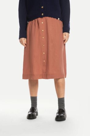 Matona Damen vegan Rock Midi Altrosa