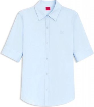 HUGO BOSS Homme, Chemises, Bleu, Taille: 2XS The Oversize Shirt