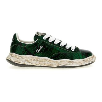 Miharayasuhiro Gr&uuml;ne Chunky Sole Schn&uuml;rsneaker - - Shoes - Herren - Gr&uuml;n - 44 EU