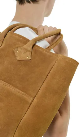 Fursac Sac en cuir su&eacute;d&eacute; - Taille Unique - Homme