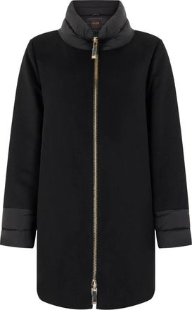 Moorer Abete Padded Jacket - Femme - Manteaux - Noir - Taille: 46 FR