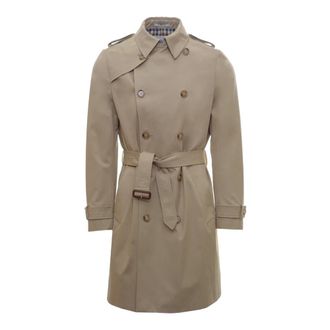 Aquascutum Homme, Manteaux, Beige, Taille: XL Gleno Trench Coat