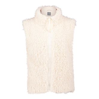 Betty & Co Faux Fur Weste - - Jackets - Damen - Beige - L
