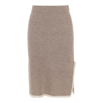 The Garment Como Rock - - Skirts - Damen - Beige - S