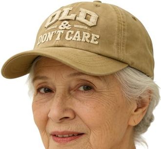 Generic Casquette de Baseball, Motif brod&eacute; &laquo; Dont Care &raquo; | Taille r&eacute;glable - Casquette de Baseball Vintage Cool pour Homme, pour Le Golf, la Course &agrave; Pied, le