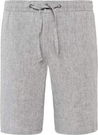 Tom Rusborg Sommerliche Leinenshorts mit Kordelzug in