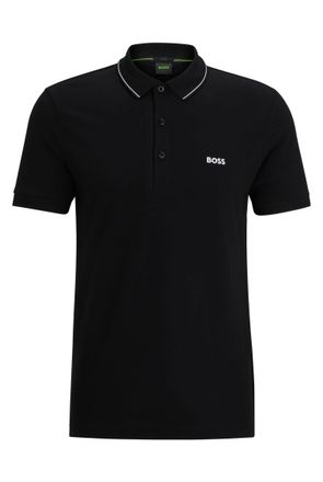 BOSS Herren Paule 4 Polo, Black3, XXL EU