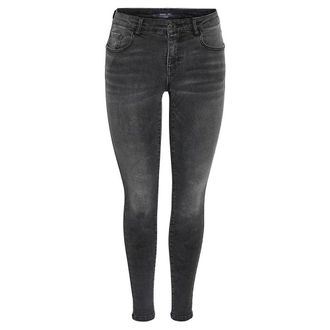 Noisy May Damen Nmjen Nw Skinny Shaper Jt177dg Noos Jeans, Dark Grey Denim, 26W / 30L EU
