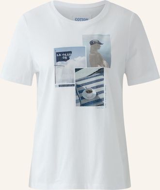 Oui T-Shirt weiss