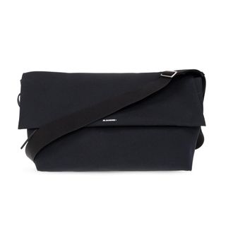 Jil Sander Homme, Sacs, Bleu, Taille: ONE Size Sac bandoulière avec logo